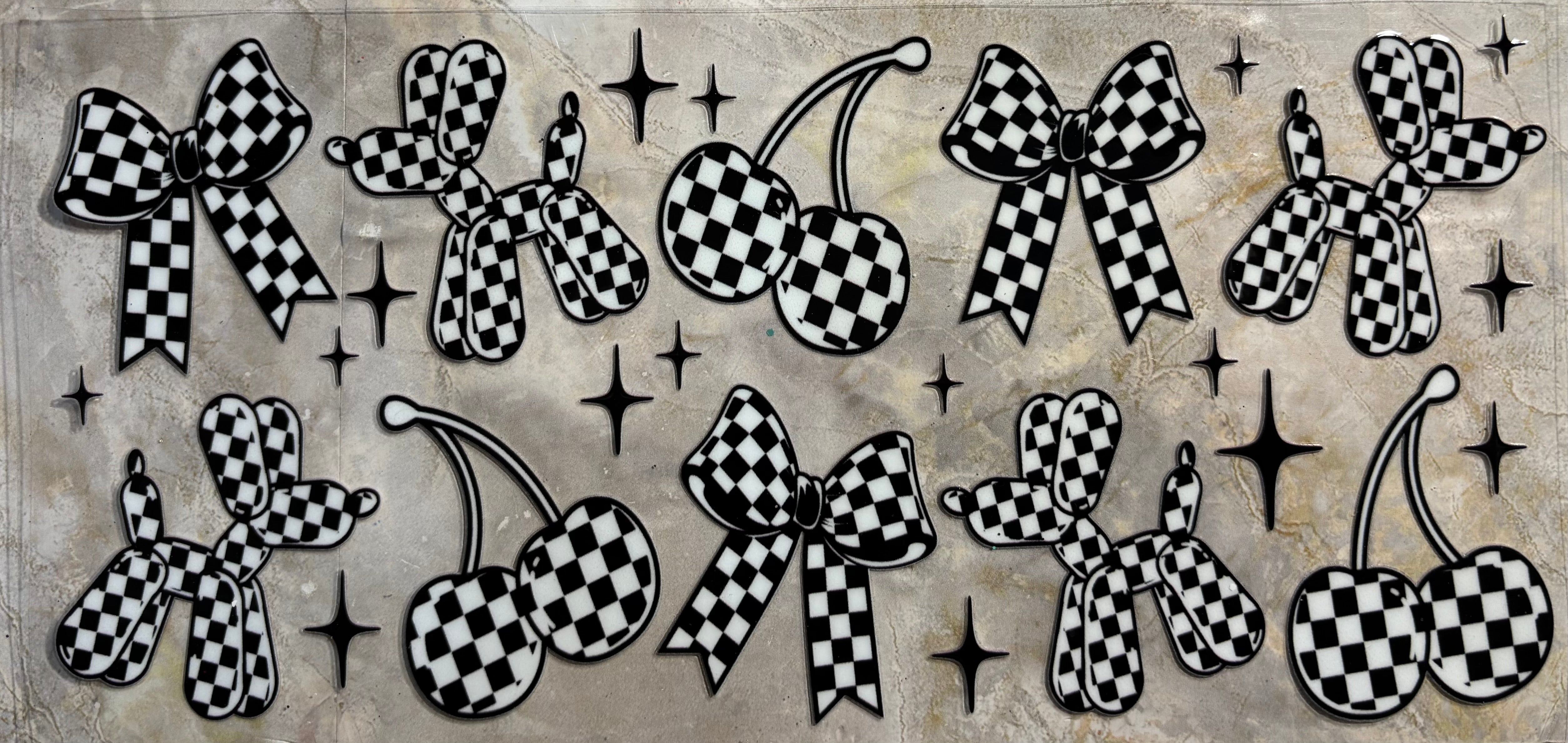 Checkered cherries – Beyond Glitter